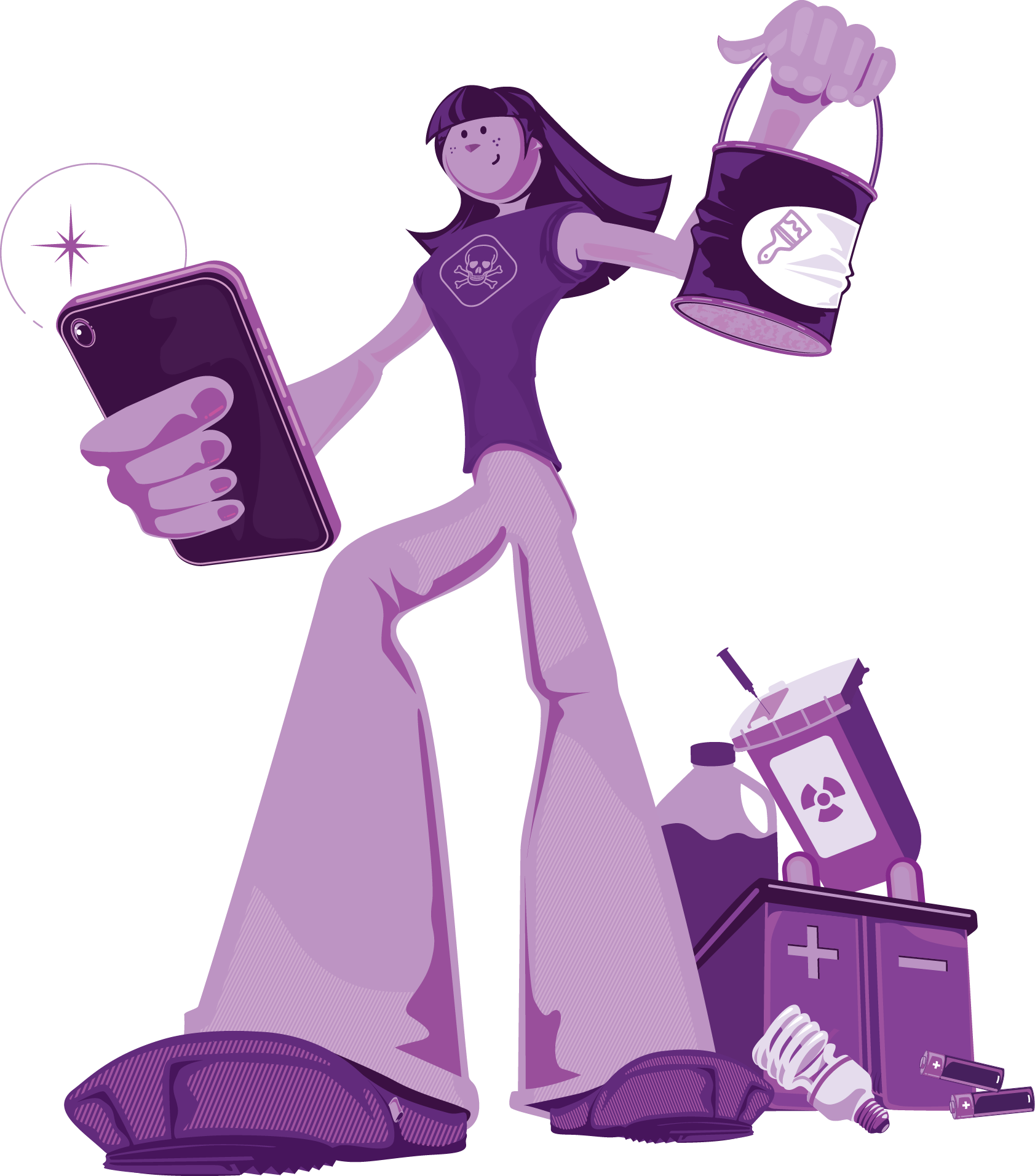 Hazel Haz-Waste - Sac Green Team - Recycle Reboot